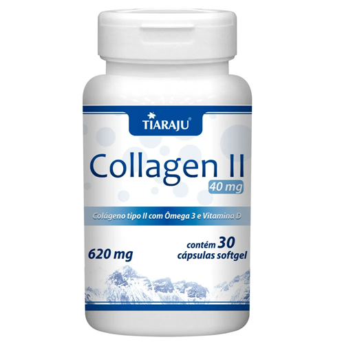 Tiaraju Collagen Ii Colágeno Tipo 2 40mg 30 Cápsulas