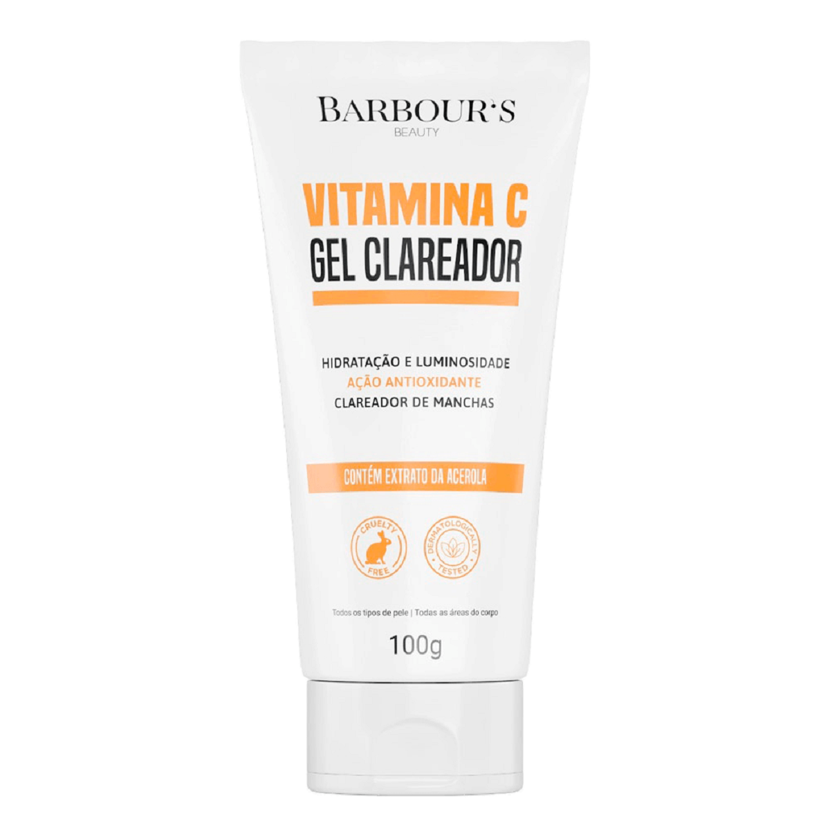 Gel Barbour’s Beauty gel clareador vitamina C 100g