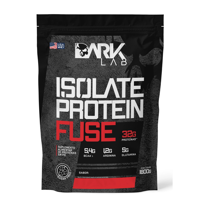 Suplemento Em Pó Dark Lab Isolate Protein Fuse Proteínas Sachê 1.8kg