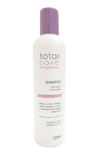 Shampoo Total Care Hipoalergênico 250ml Alergoshop