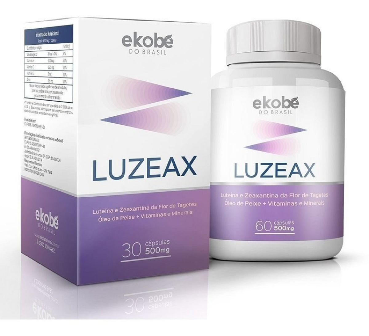 Luteína E Zeaxantina Da Flor De Tagetes Luzeax Ekobé 30 Caps