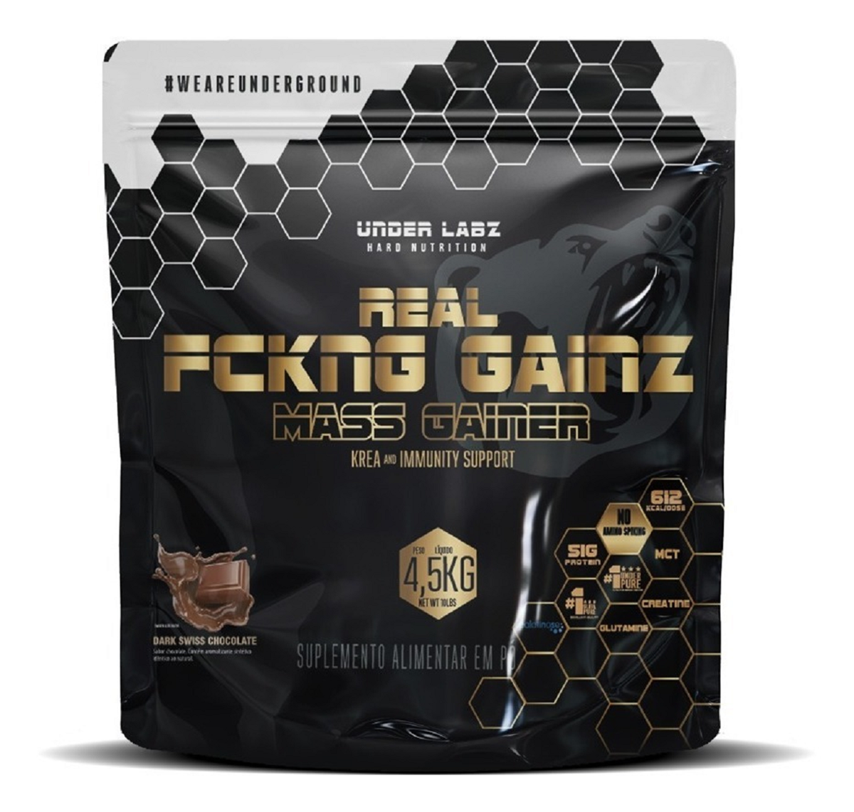 Suplemento Em Pó Under Labz Mass Gainner Hipercalórico/proteínas