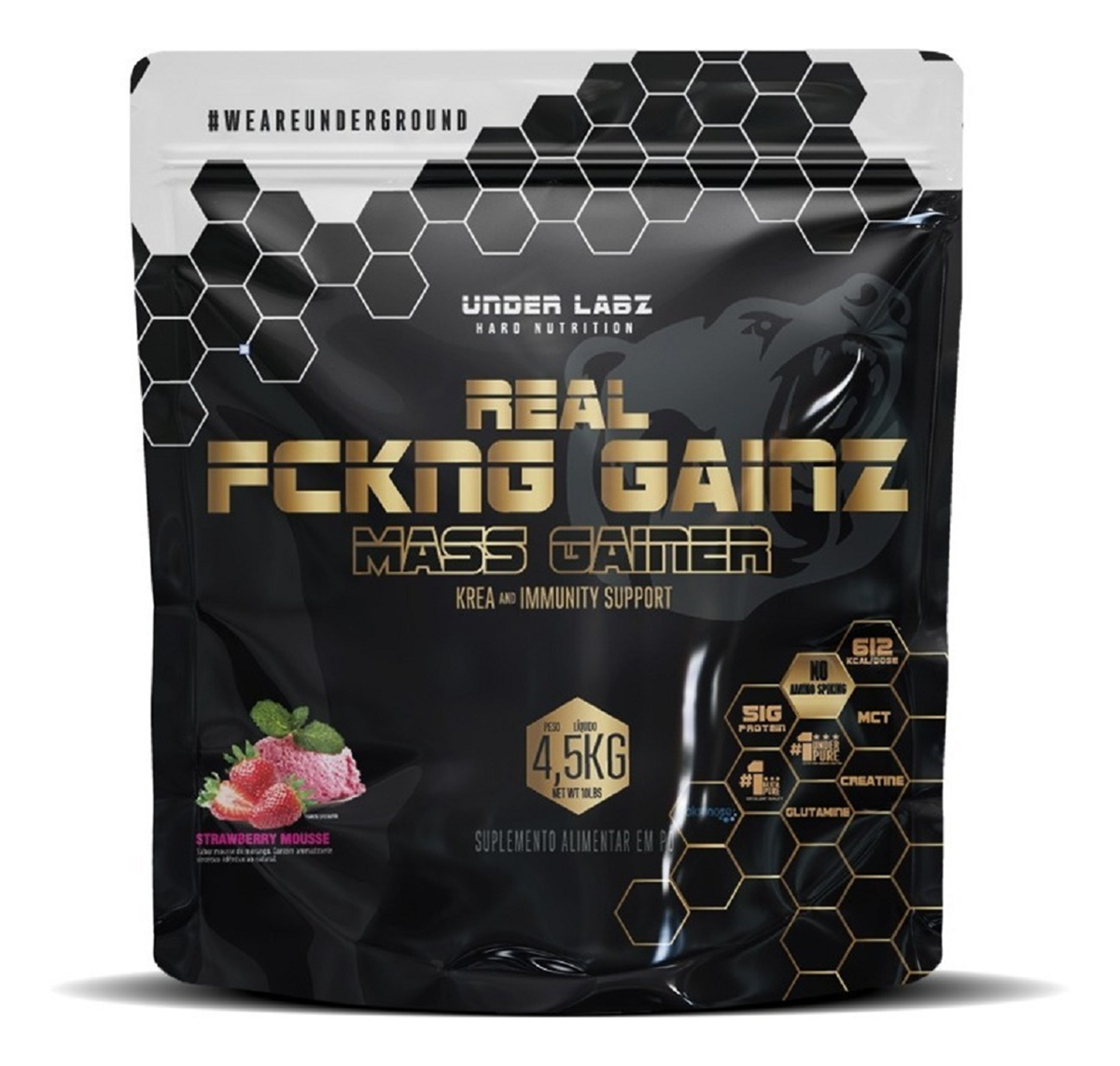 Suplemento Em Pó Under Labz Mass Gainner Hipercalórico/proteínas