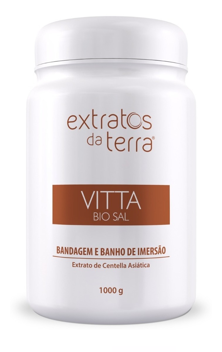 Vitta Bio Sal Bandagem E Imersão 1 Kg Extratos Da Terra