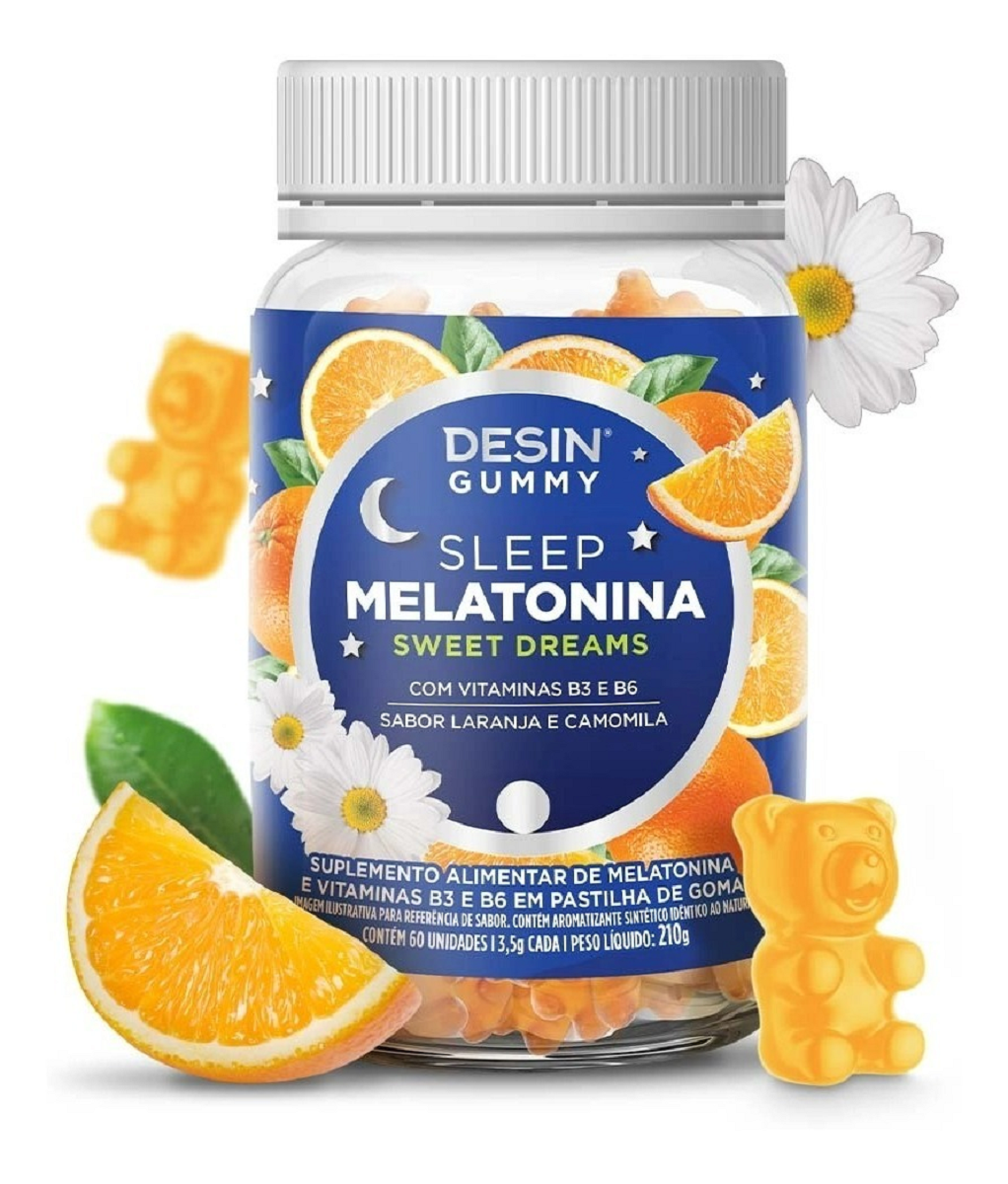 Desin Gummy Sleep Melatonina 60 cápsulas