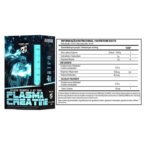 Suplemento Em Líquido Under Labz Plasma Creatine Em Caixa De 450ml