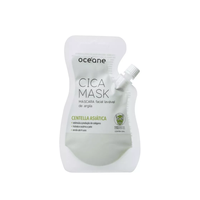 Máscara Facial De Argila Cica Mask Océane