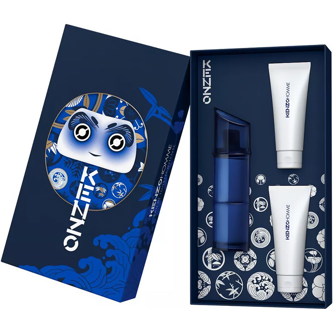 Coffret Kenzo Homme Intense Masculino Eau de Toilette 110ml + Gel banho 75ml