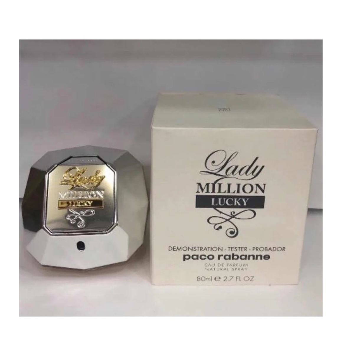 Tester Lady Million Lucky Feminino Eau de Parfum 80ml