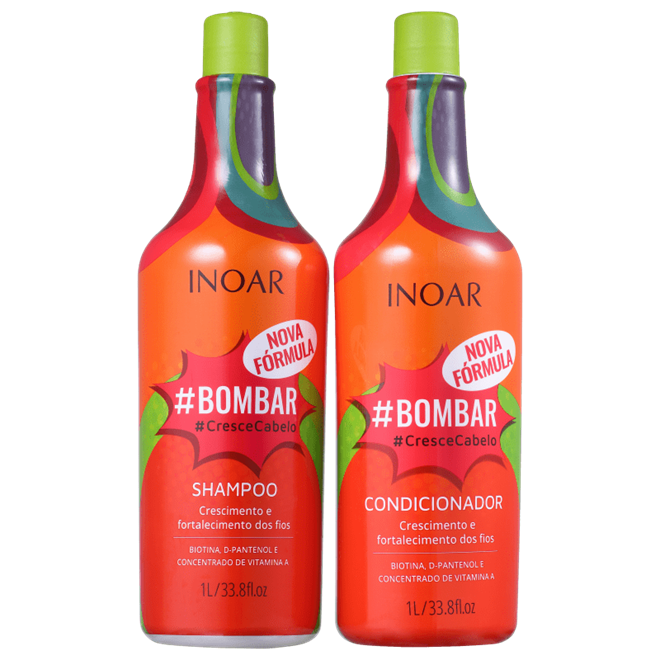 Kit Inoar Bombar Shampoo + Condicionador