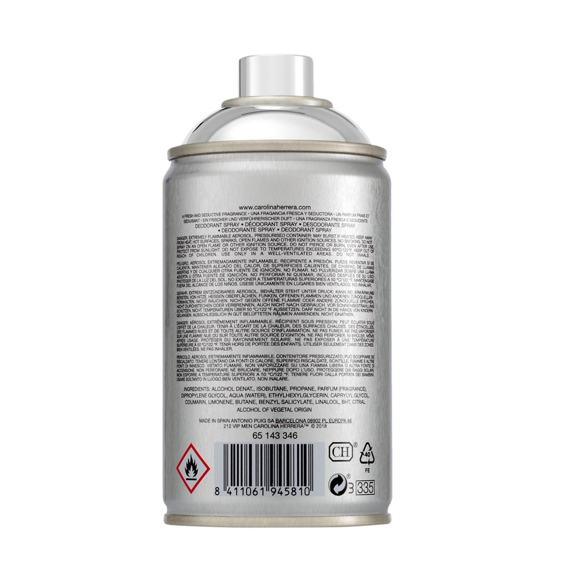 212 Vip Men Body Spray Masculino