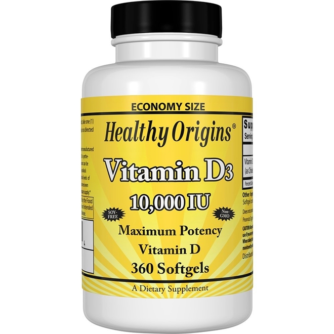 Vitamina D3 10,000ui Healthy Origins Vitamina D3 10,000ui Healthy Origins