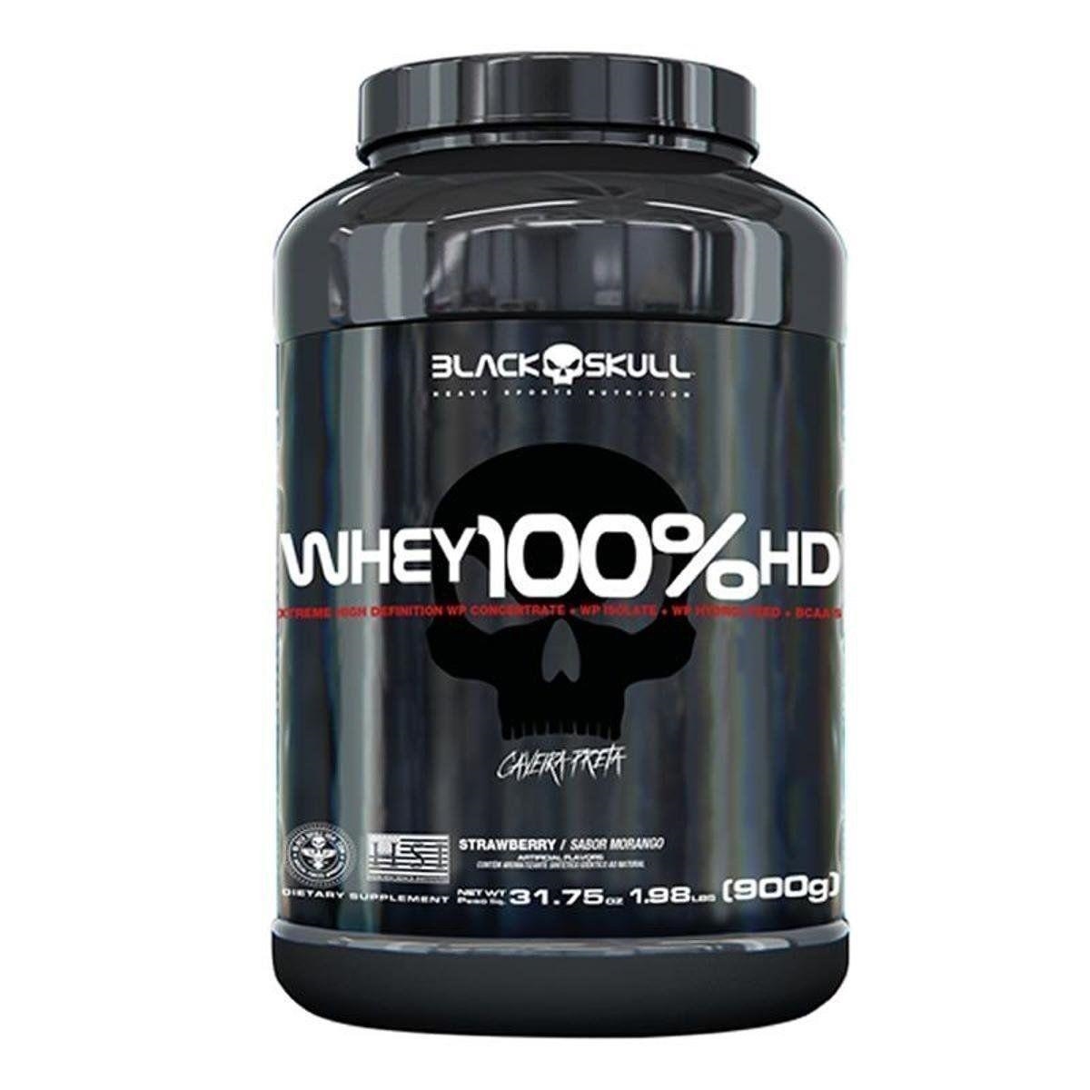 Whey 100% HD Whey Protein Black Skull 900g